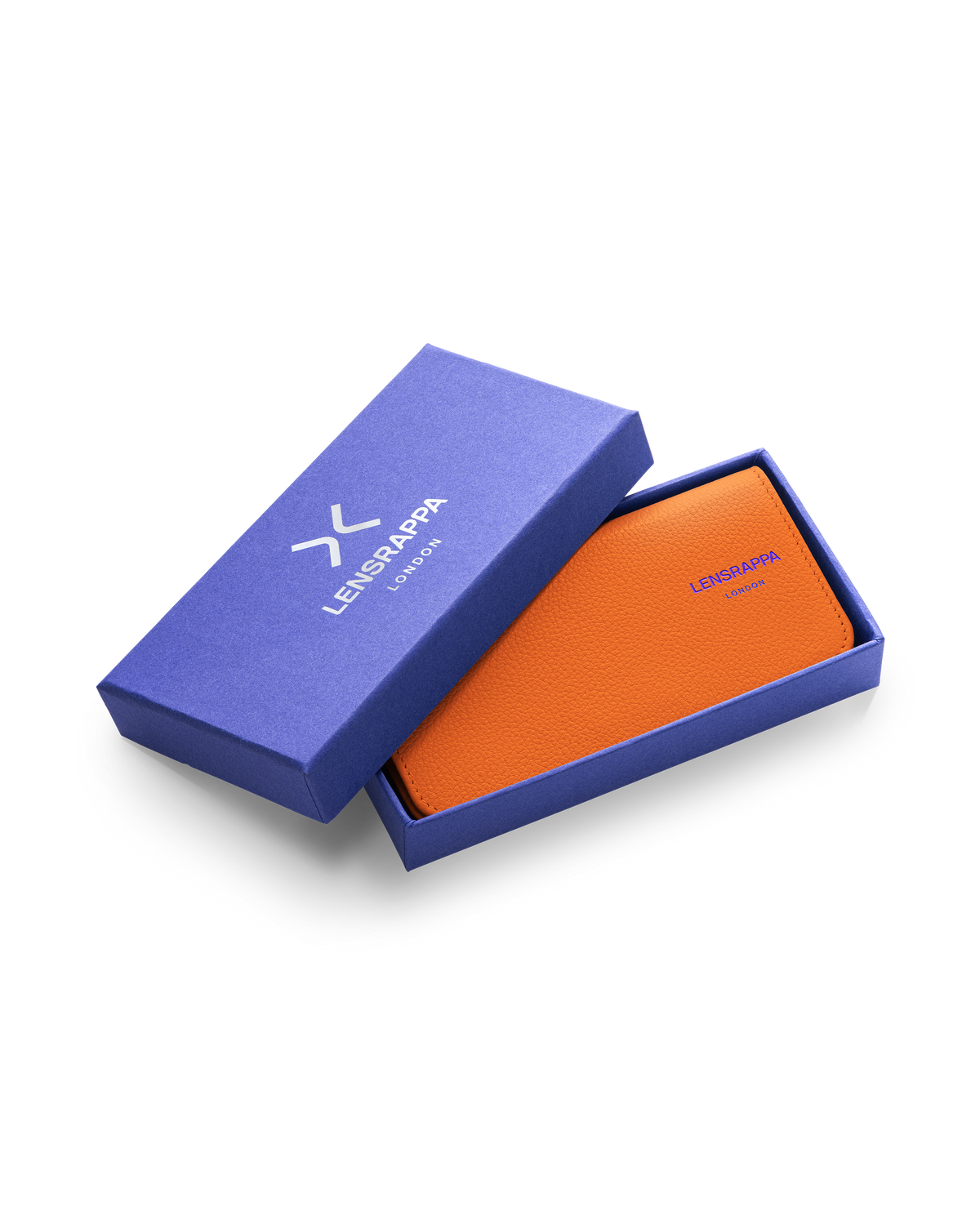 Mandarin Orange Lensrappa: Narrow Glasses Case & Lens Protector ...